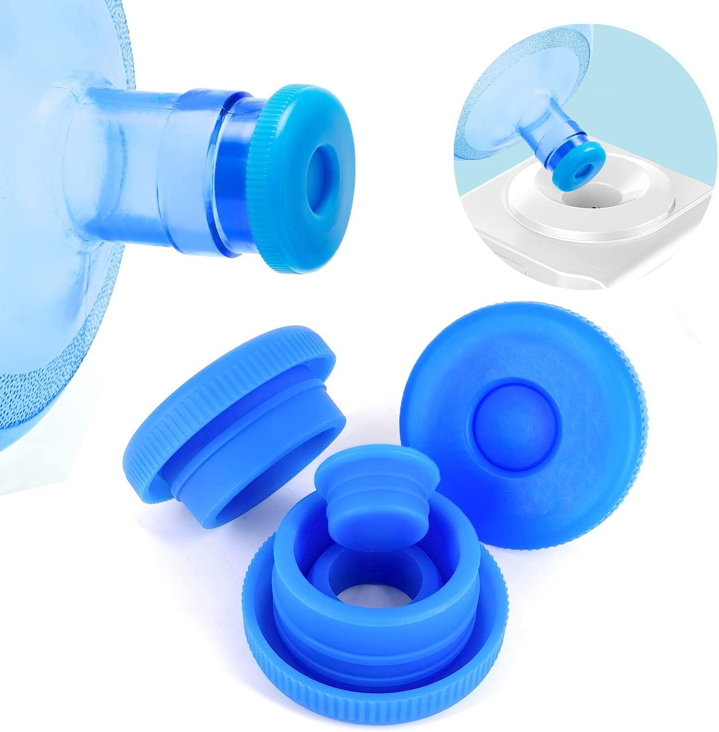 Amazon.com: 5 Gallon Water Jug Cap Reusable - Water Bottle Caps Fits ...