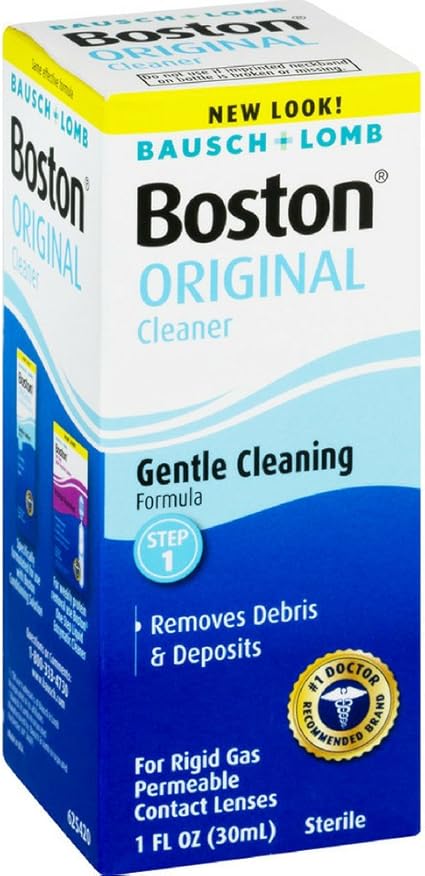 Amazon.com: Bausch & Lomb Boston Original Cleaner 1 oz (Pack of 4 ...