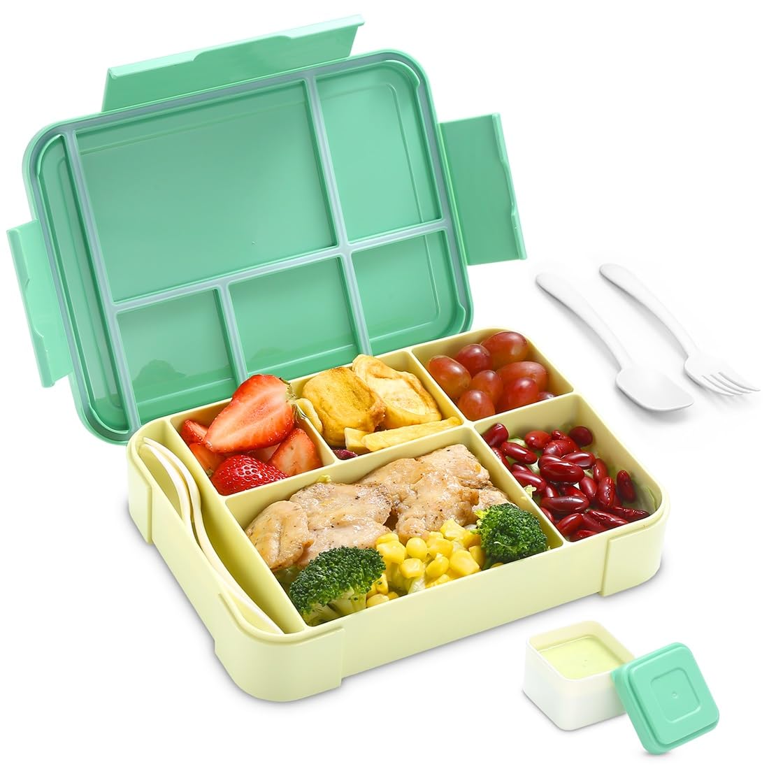 LOVINA Bento Box for Adult Kids, Stylish Teens Adult Lunch Box ...