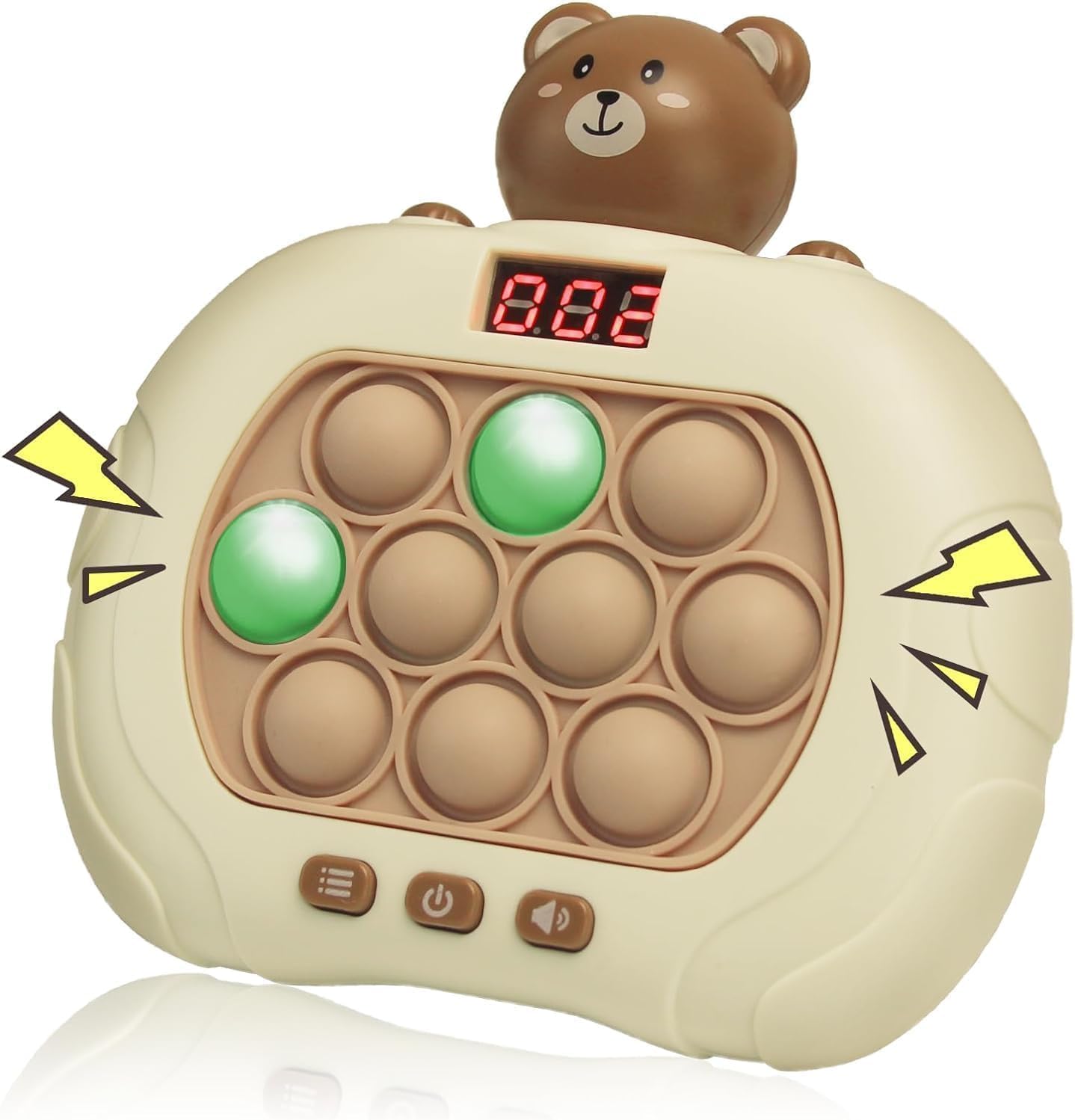 Amazon.com: GAPER GO Quick Push Pop Game 6 Modes Games Fast Push Bubble Game Console Pop Game ...