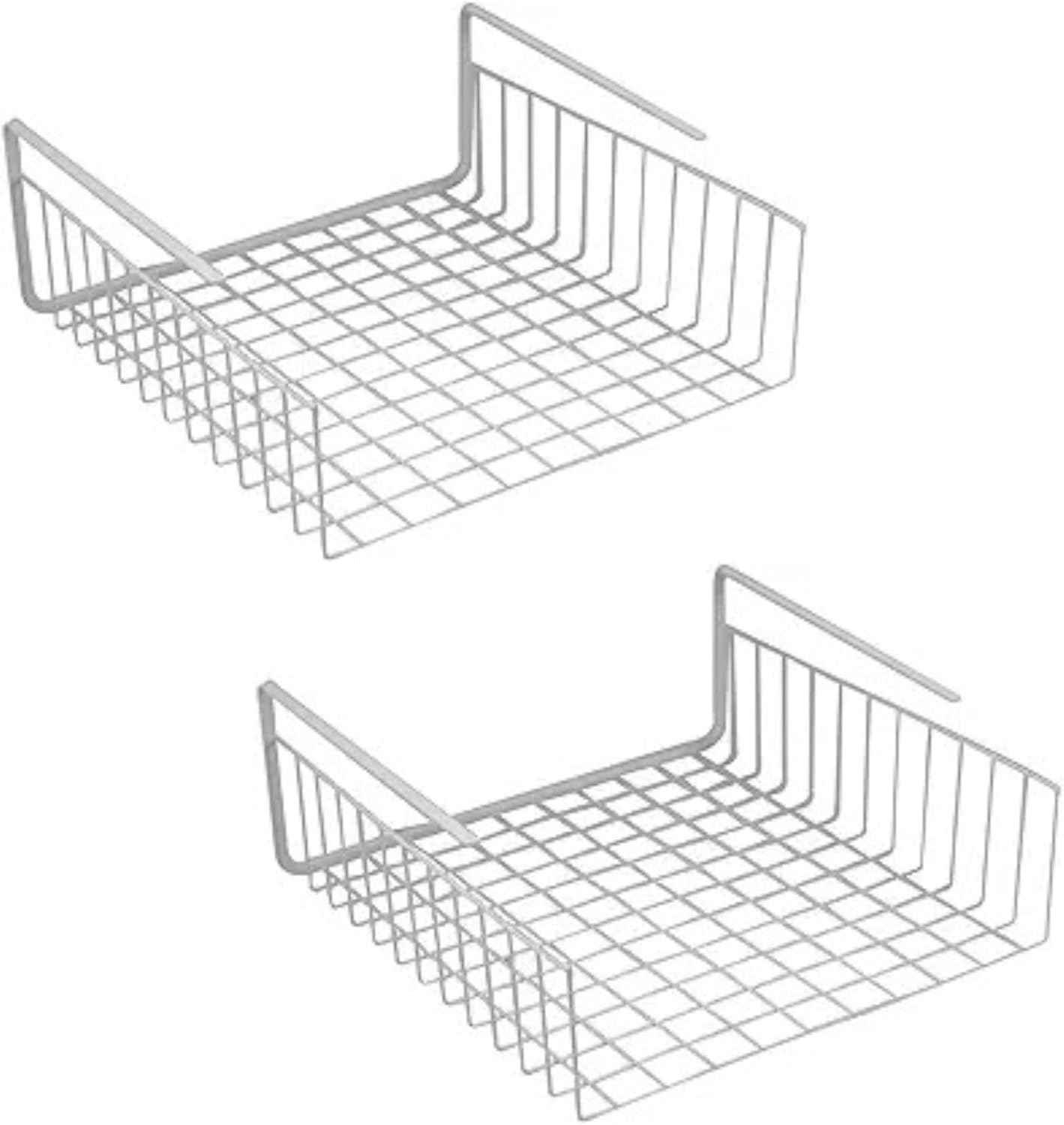 Amazon.com: Southern Homewares White Wire Under Shelf Storage Basket ...