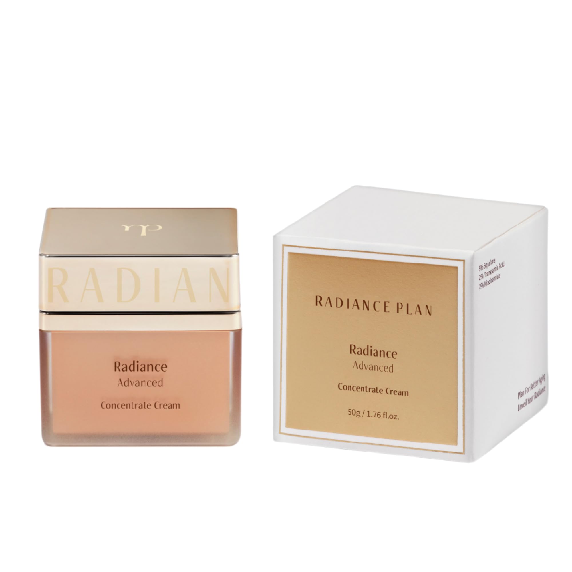 Amazon.com: Radiance Plan Concentrate Moisturizer Face Cream with 6% ...