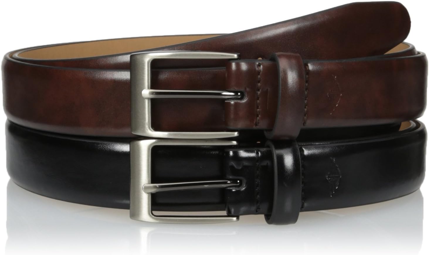 Dockers Men's Two Belts In A Box at Amazon Men’s Clothing store