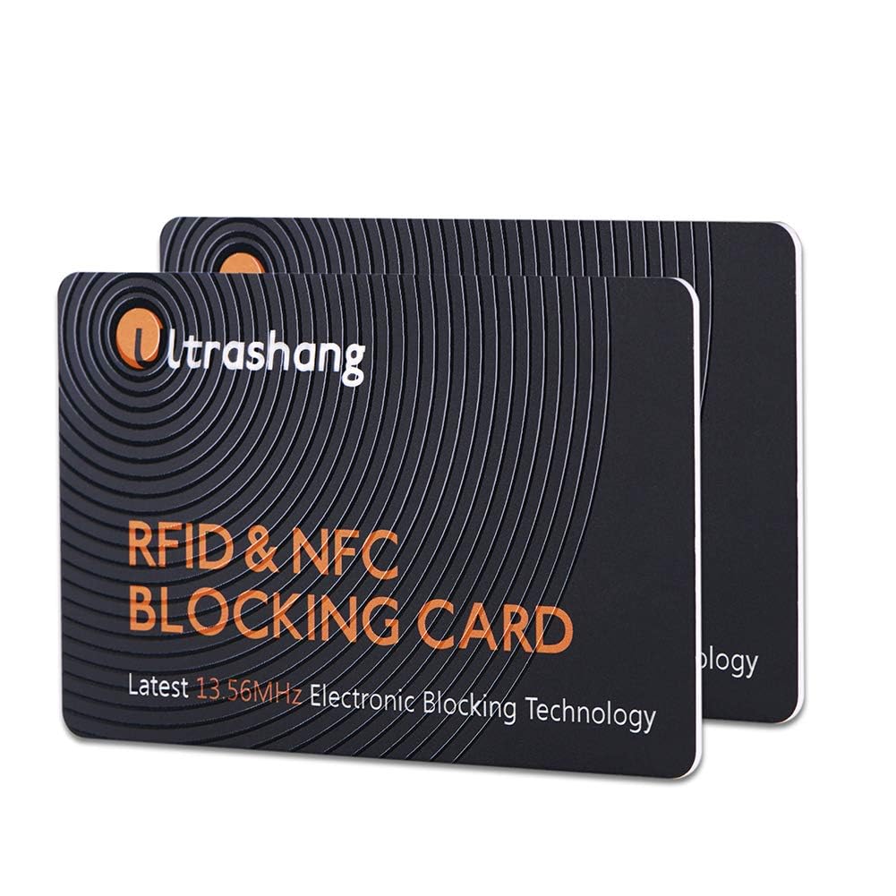 Amazon.com: Ultrashang 2Pcs RFID Blocking Card, Fuss-free Protection ...