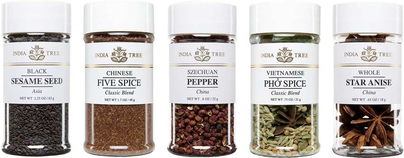 Amazon.com : India Tree East Asian Spice Gift Pack - Black Sesame Seeds ...