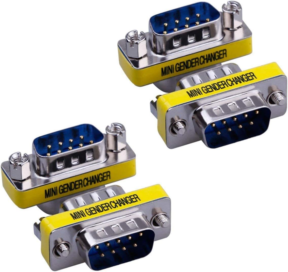 BeElion RS232 RS-232 DB9 macho a macho VGA Serial Cable Adaptador ...