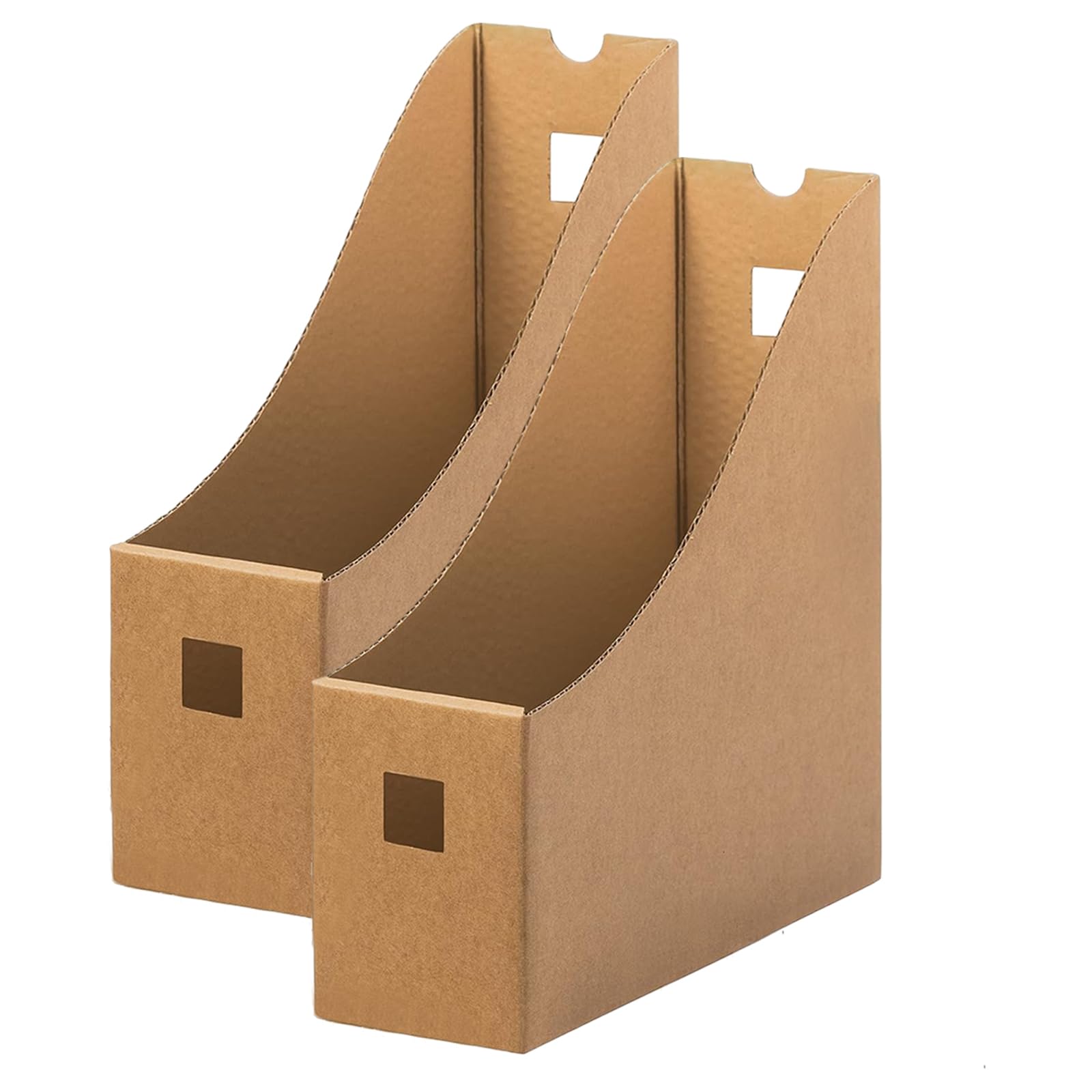 EDS 2 Pack Magazine File Holder Premium Cardboard A4 File Organizer Box ...