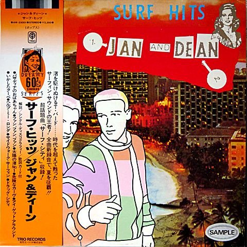 Jan and Dean, William Jan Berry, Dean Ormsby Torrence - "Surf Hits by ...