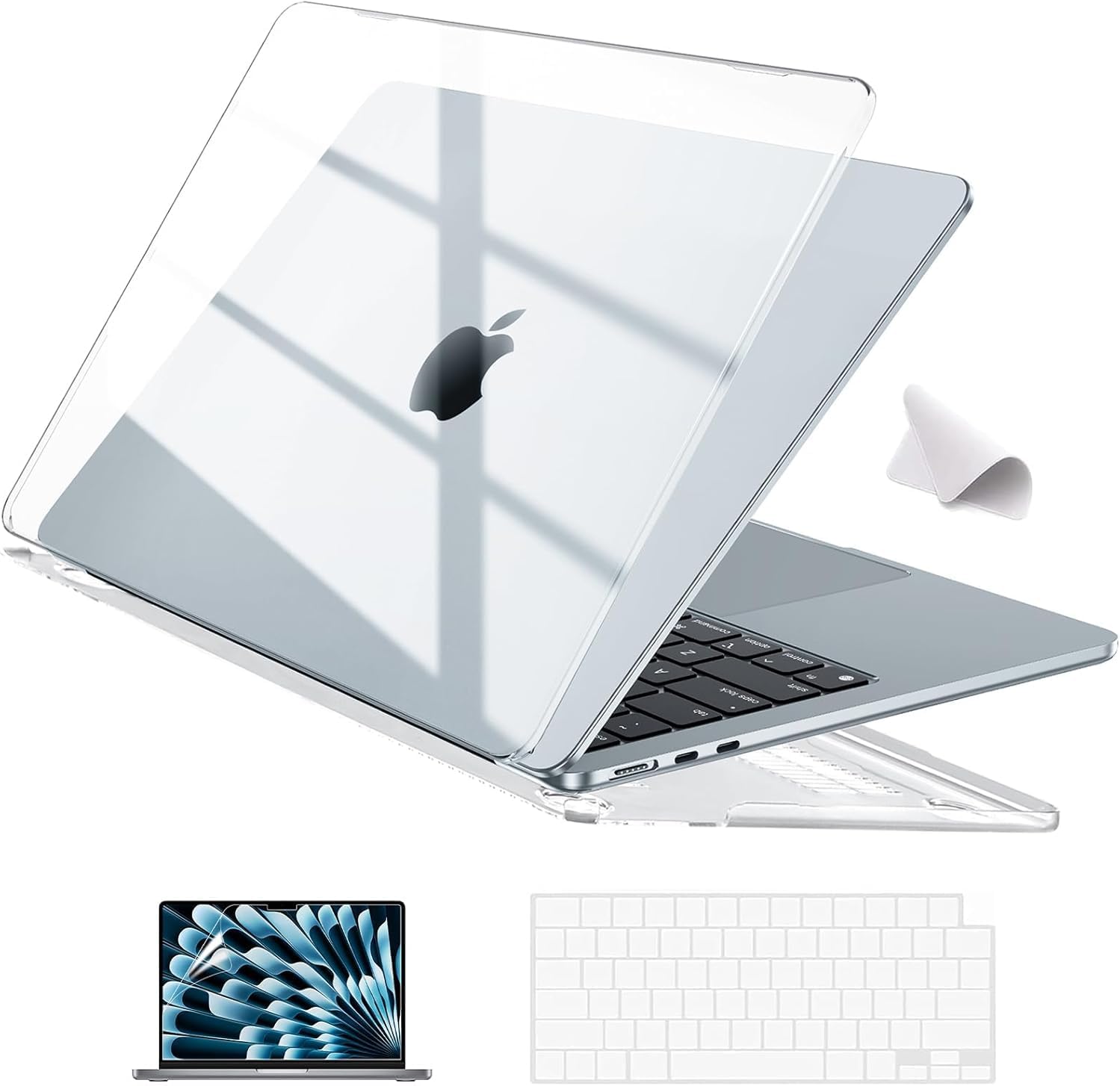 EooCoo Case Compatible for MacBook Air 13 inch M4 M3 M2 2025-2022 ...