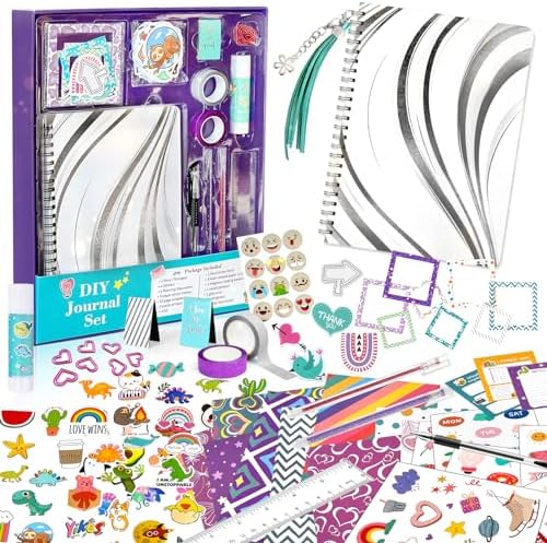 Amazon.com: DIY Journal Kit for Girls - 49pcs DIY Journal Set for Teen ...