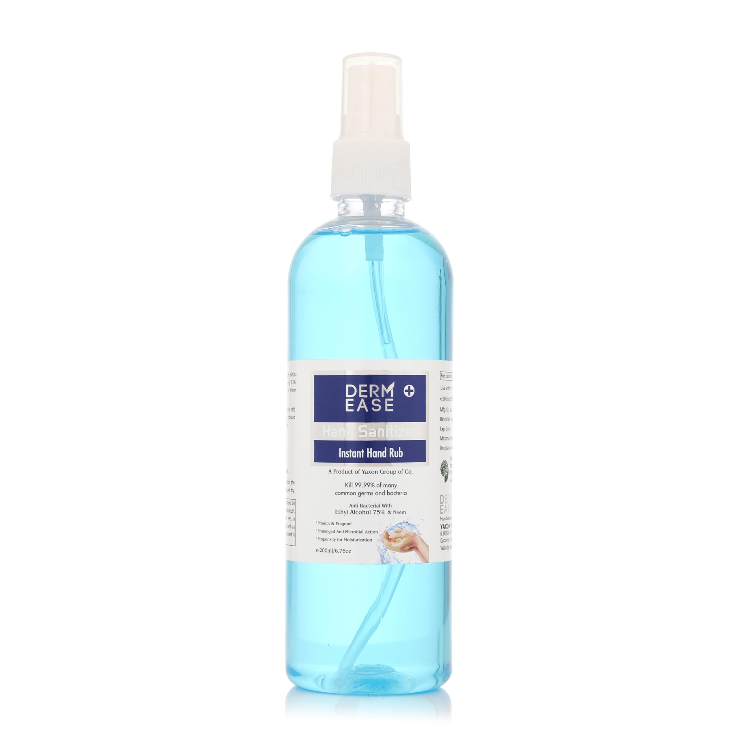 DERM EASE MIST PUMP SPRAY Hand Sanitizer 200ml : Amazon.in: Health ...