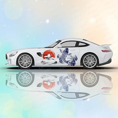 Amazon.com - Japanese Koi Fish Car Body Stickers Anime Vinyl Car Side ...