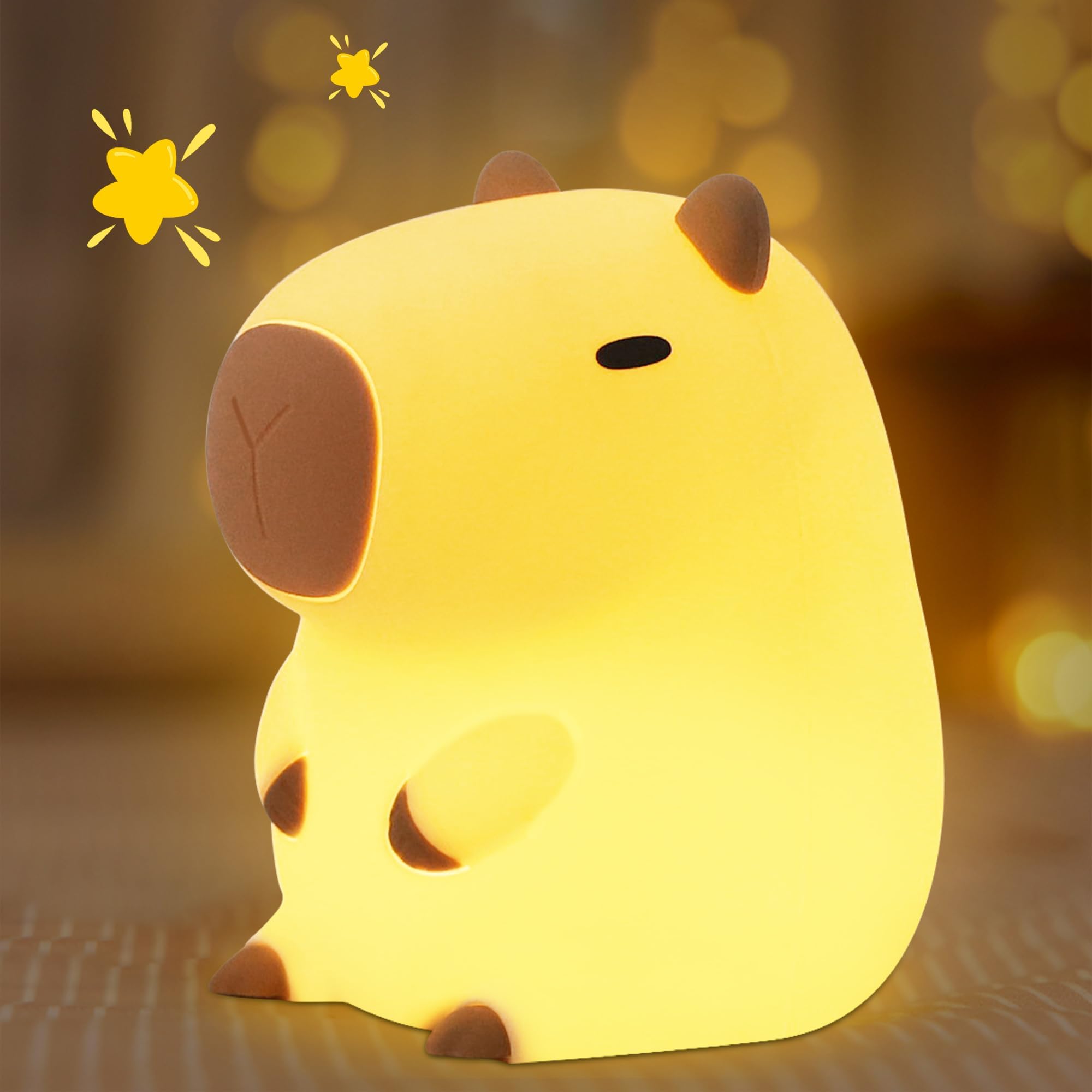 Cute Night Light - Capybara Led Lights - Animal Lamp | USB Rechargeable ...
