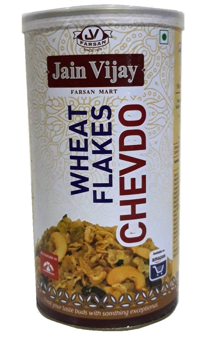 Buy Jain Vijay Farsan Mart (Gujarat) Wheat Flakes Chevdo, Fresh and ...
