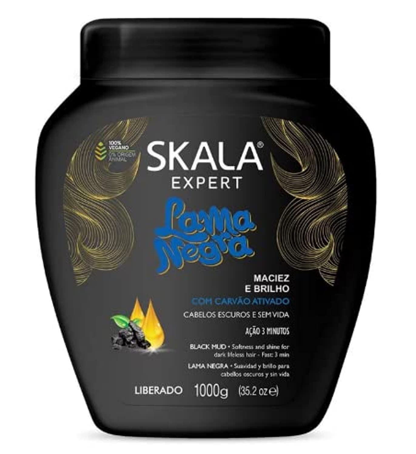 Amazon.com: SKALA - Expert - Creme de Tratamento Lama Negra 1 Kg ...