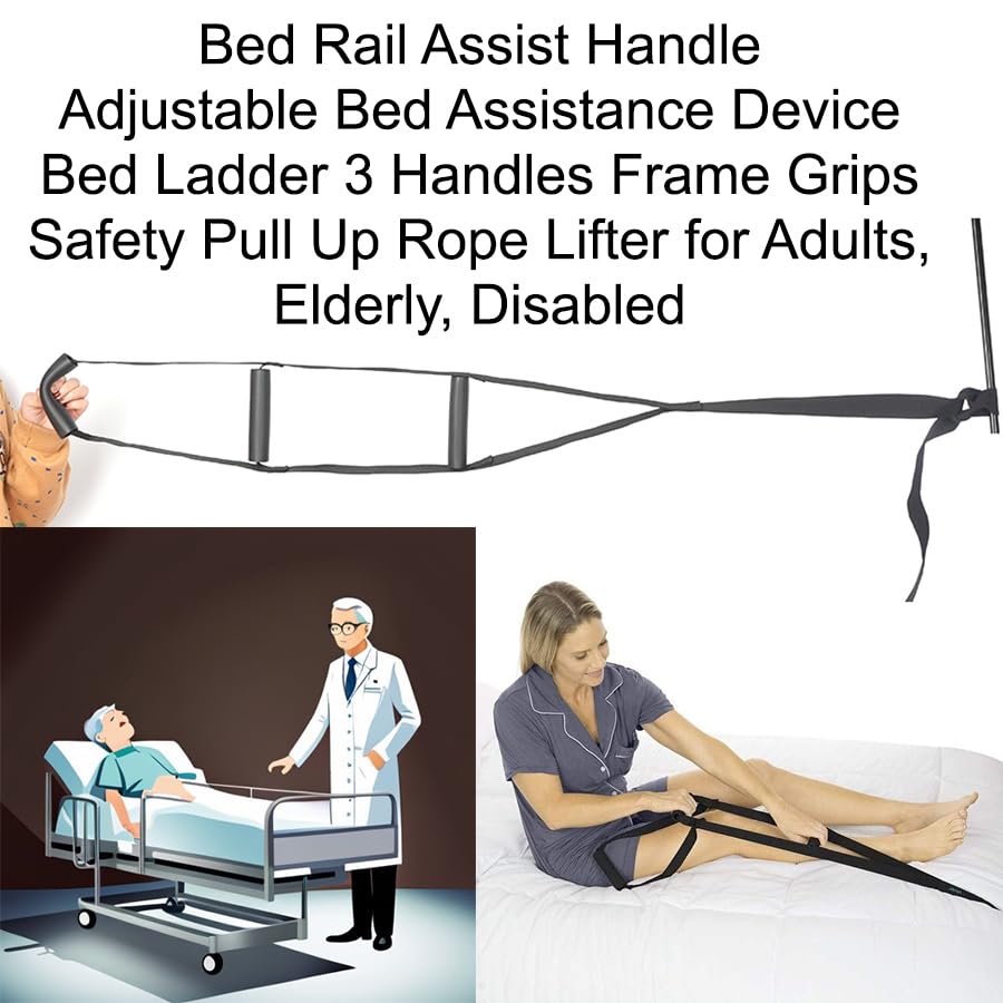 Snapklik.com : ISOP Bed Rail Assist Handle Adjustable Bed Assistance ...