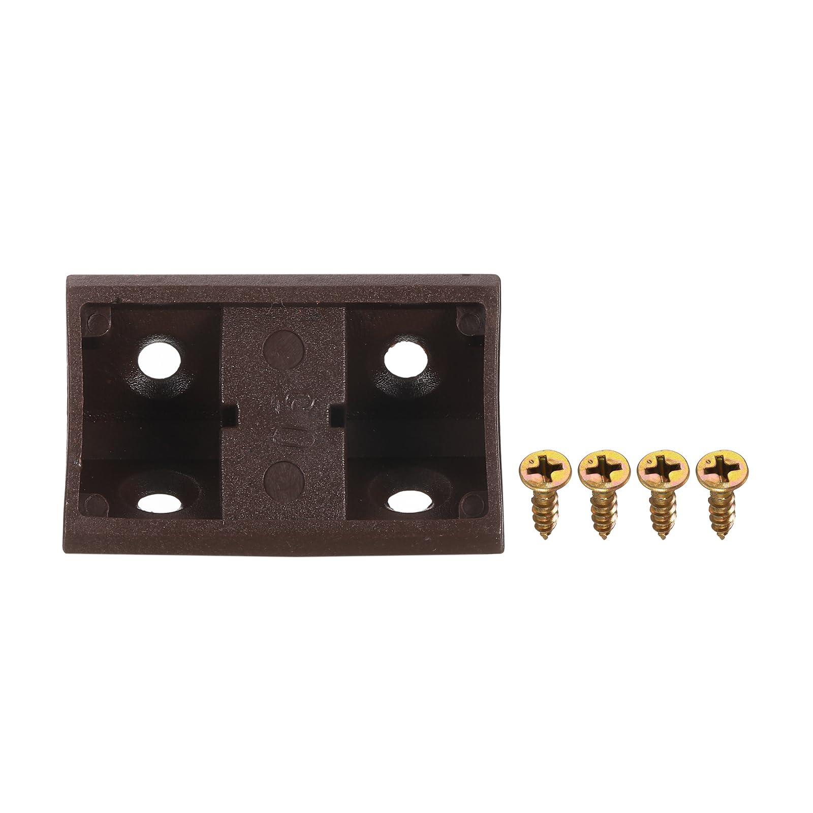 uxcell 10Pcs 90 Degree Plastic Corner Braces with Cover Cap, 41x19x19mm ...
