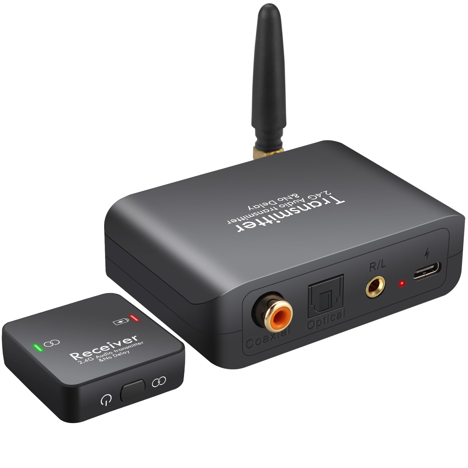 Amazon.com: PROZOR 2.4Ghz Wireless Audio Transmitter Receiver for TV ...