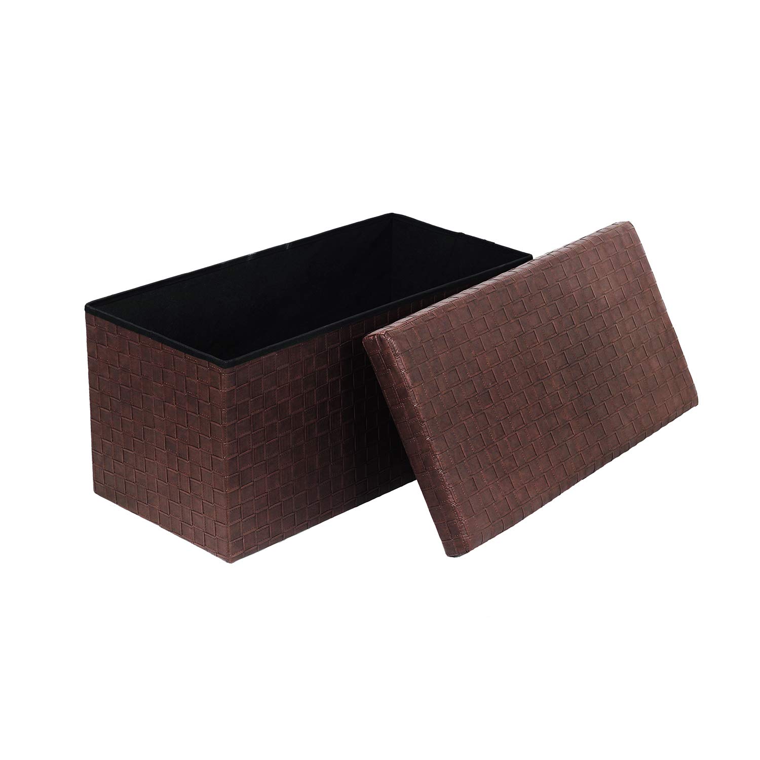 PINPLUS Folding Storage Ottoman,Footrest Stool Seat,Long Shoes Bench ...