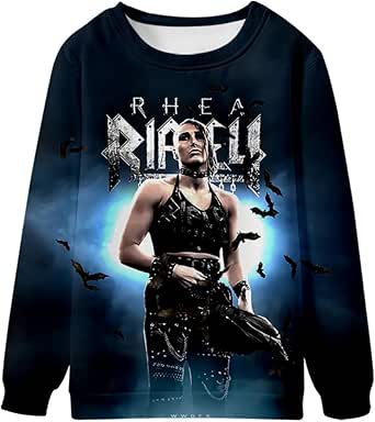 ZEALZRZSE Rhea Ripley - Sudaderas de manga larga con cuello redondo ...