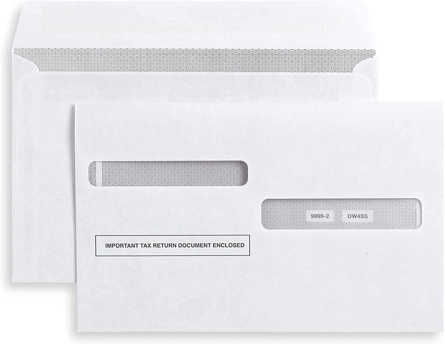 Amazon.com : 100 Envelopes Designed for W-2 Forms 4-Up, Self- Seal ...