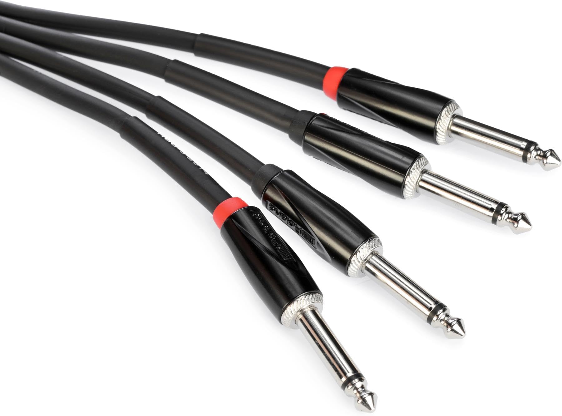 Amazon.com: Roland Black Series 1/4-Inch TRS Male to Dual 1/4-Inch TS ...