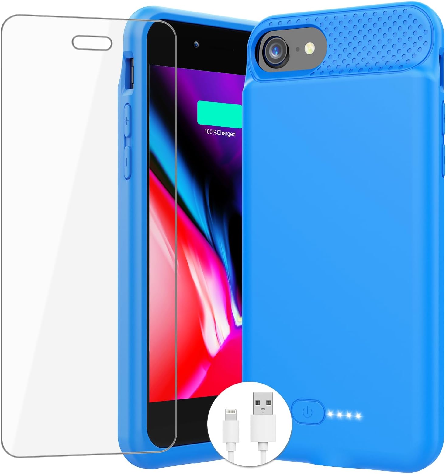 Amazon.com: Charging Case for iPhone 8/7/6s/6/SE (2022/2020) - Slim ...