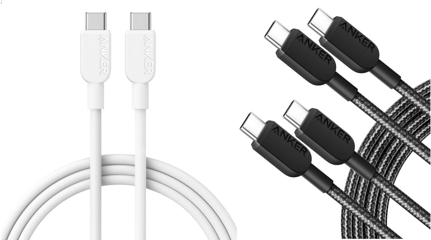 Amazon.com: Anker USB C Cable - 6ft, 60W/3A & 2Pack (60W/3A) : Electronics