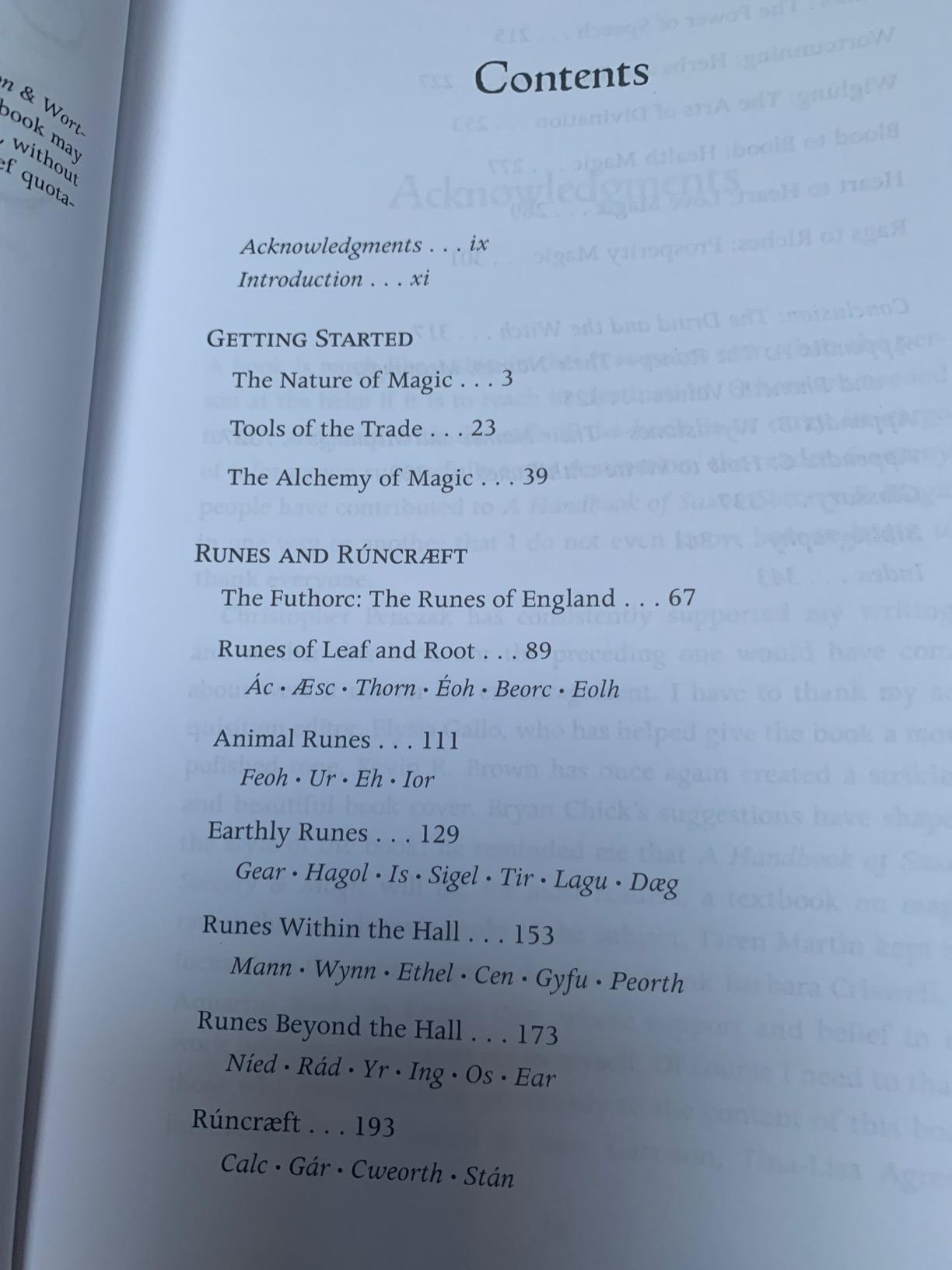 A Handbook of Saxon Sorcery & Magic: Wyrdworking, Rune Craft ...