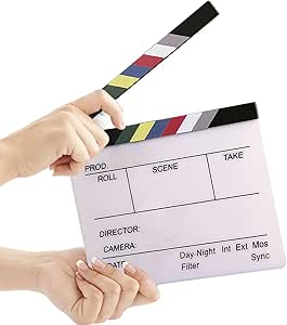 Film Clap Board, Director Film Clapboard, Action Scene Slateboard, TV ...