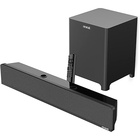 CROMA PMPO 400W 2.1 Wired Sound bar with 5 Preset Equaliser Modes ...