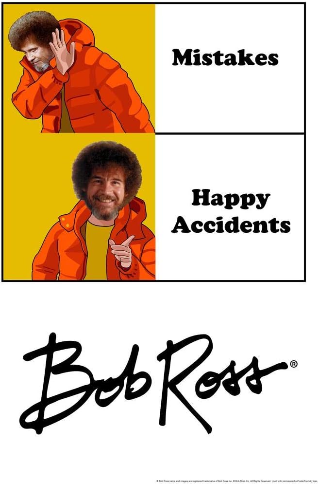 Póster de Bob Ross Happy Little Trees Retro Art Bob Ross Collection Bob ...