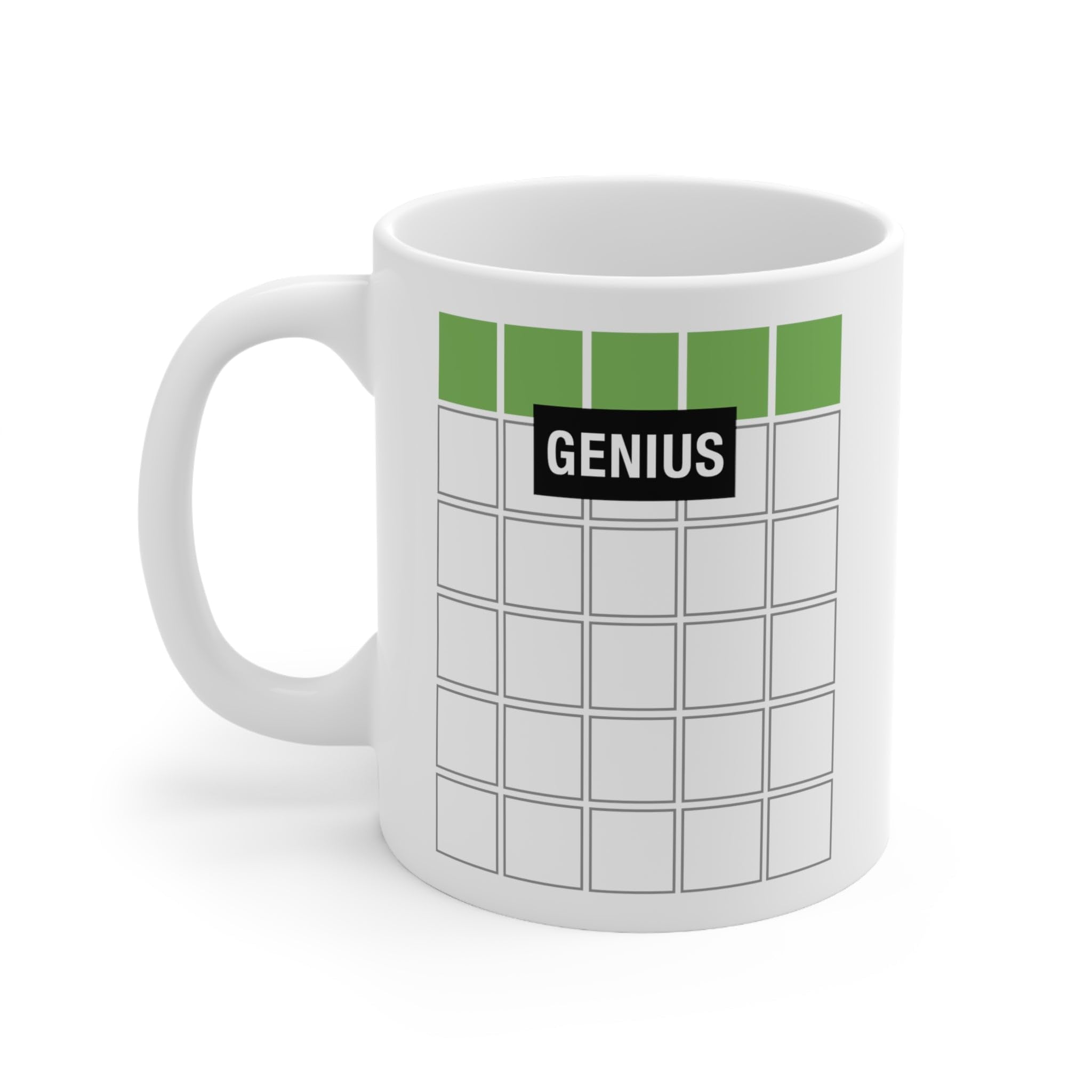 Amazon.com: MoltDesigns Genius Wordle Mug - Funny Wordle Lover Gift ...