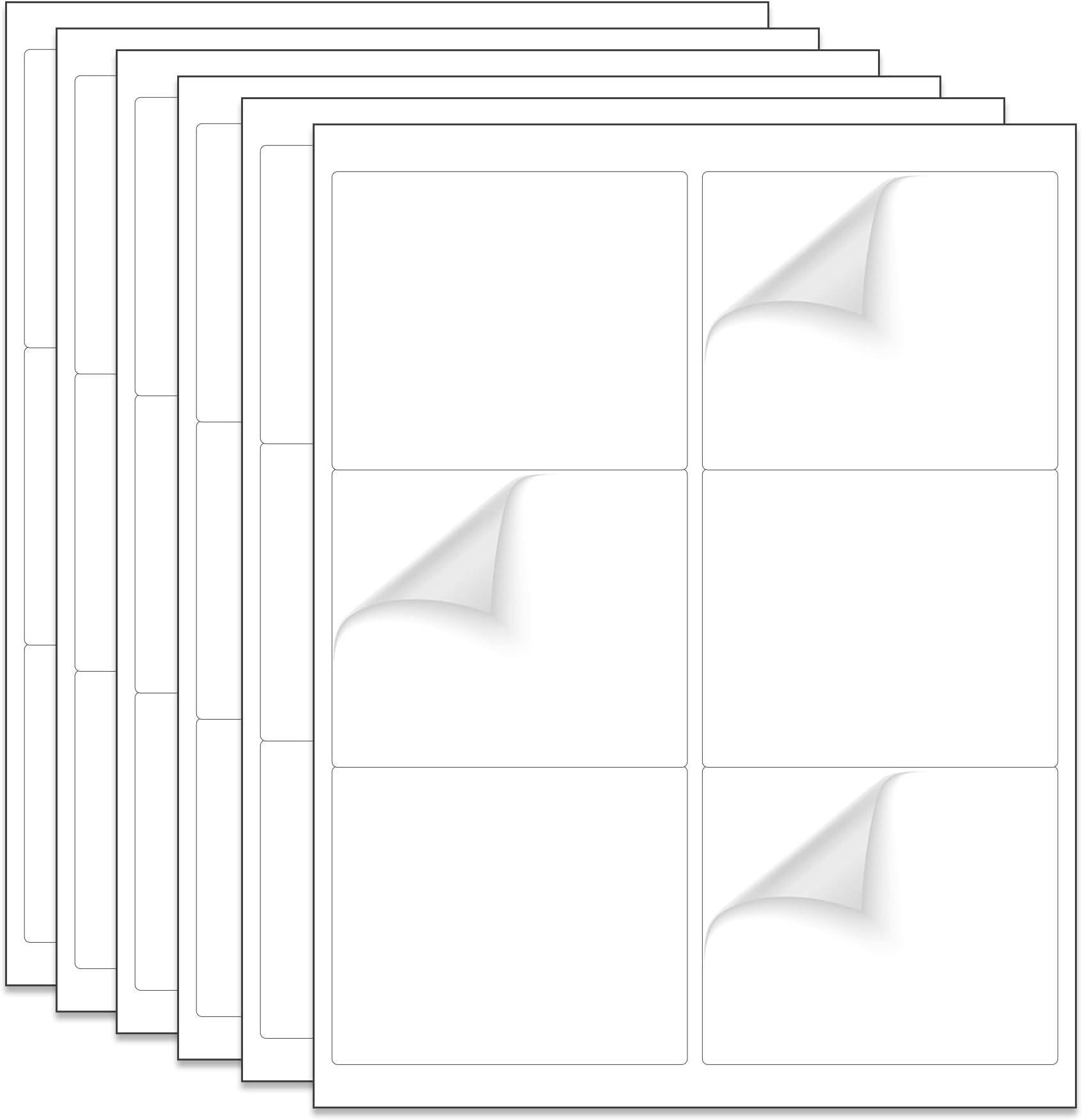 Amazon.com : AIMI Shipping Labels 30 Sheets, Printable White Sticker ...