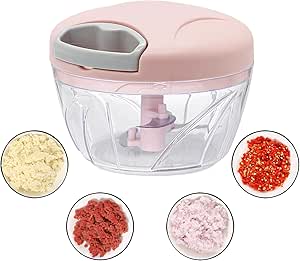 Mini Manual Vegetables Chopper, Uooker Multi-Functional Pull String ...