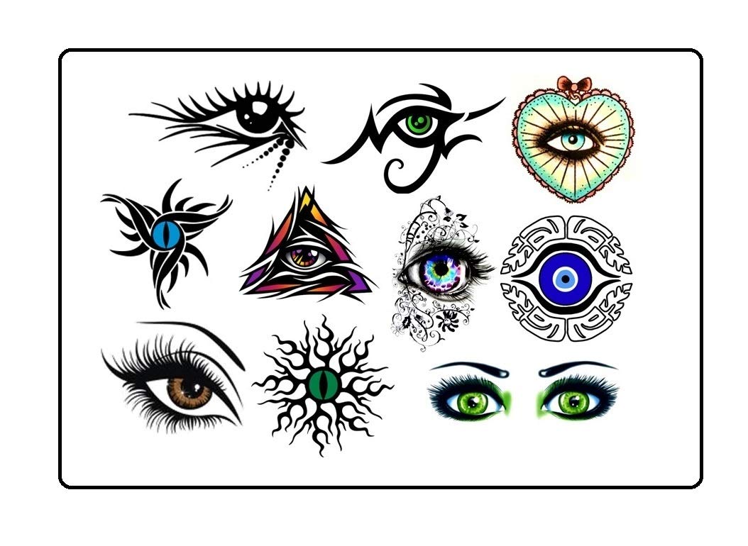 Tribal Eyes Tattoo Tribal Eye Png Images | PNGWing