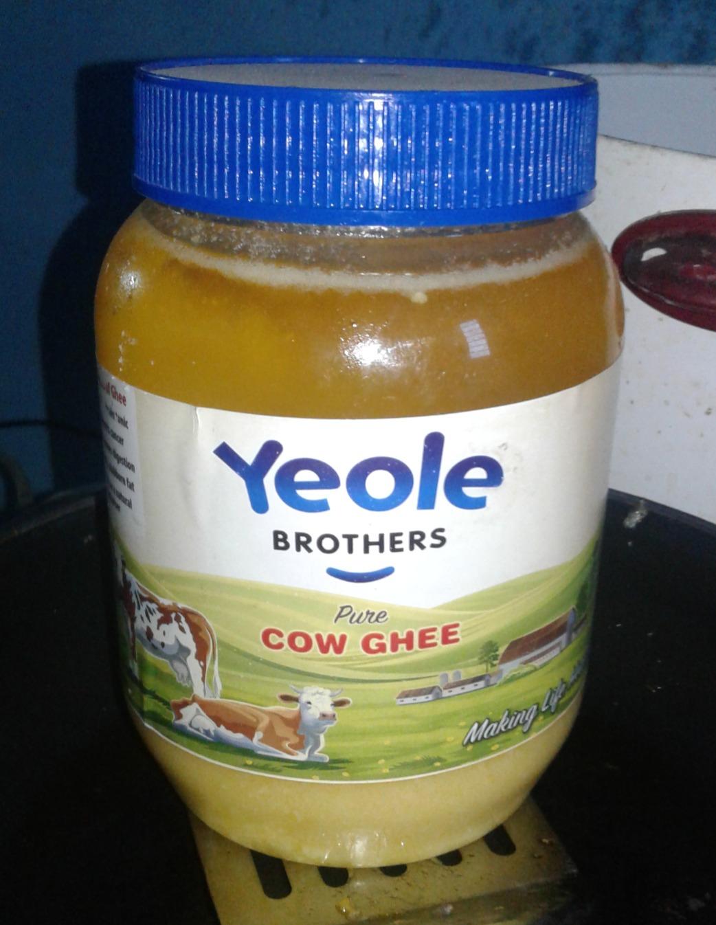 Yeole Brothers 100% Pure Cow Ghee, 500ml : Amazon.in: Grocery & Gourmet ...