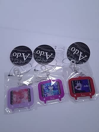 Amazon.co.jp: Ado Acrylic Key Chain Set of 3 Ado Usseh Night Clown Want ...