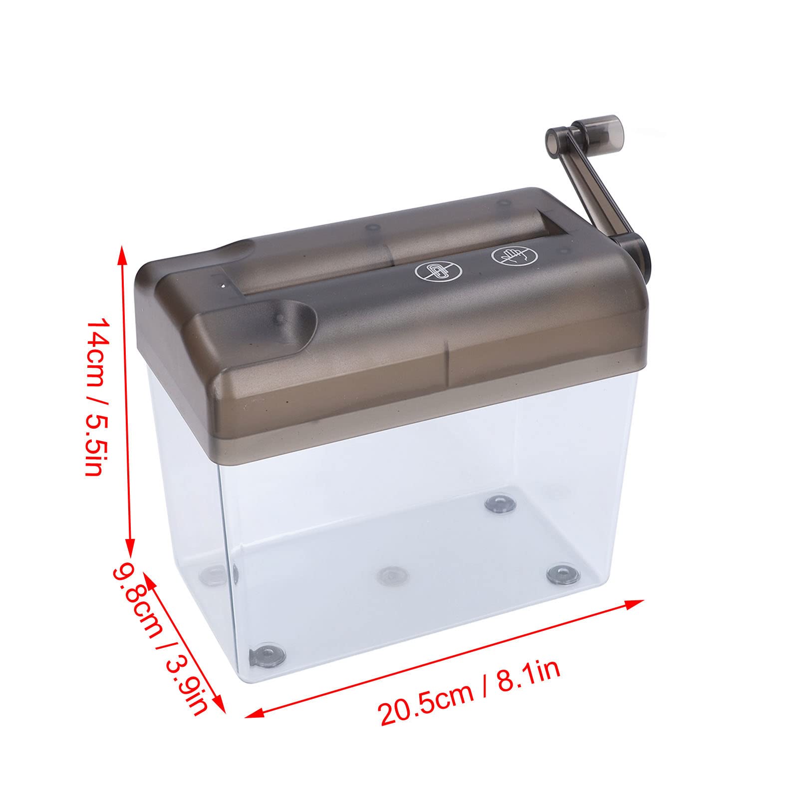 Manual Paper Shredder, Home Office Portable Manual Compact Structure ...