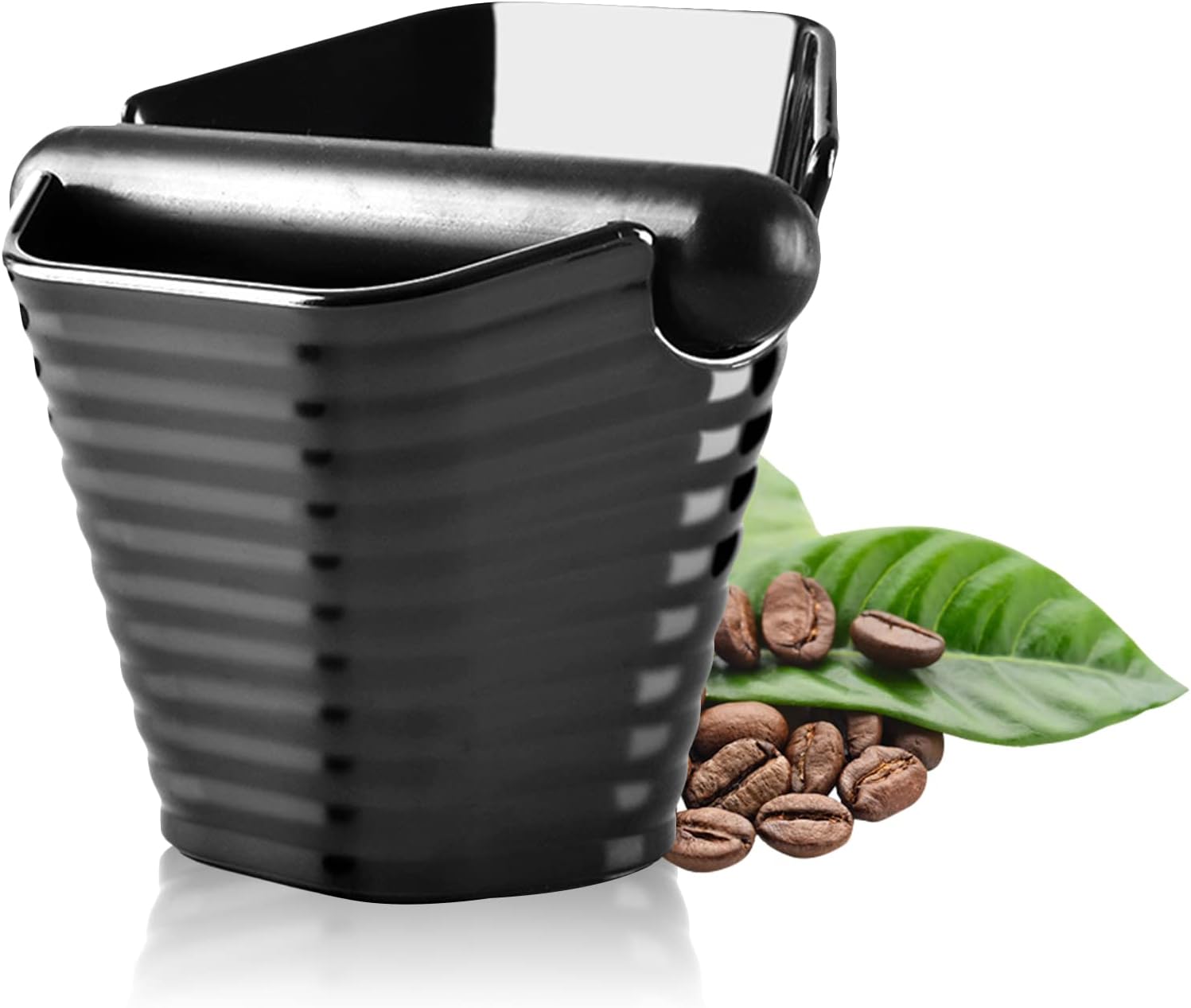 APTSPADE Coffee Knock Box 4.9 Inch, Coffee Knock Box Black, Coffee ...
