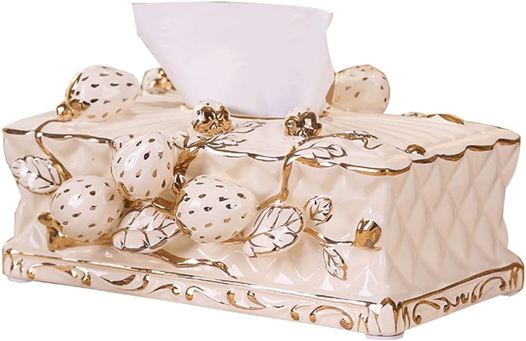 Amazon.com: SEFAX Ceramics Tissue Box Cover, Creative Tissue Box Holder ...