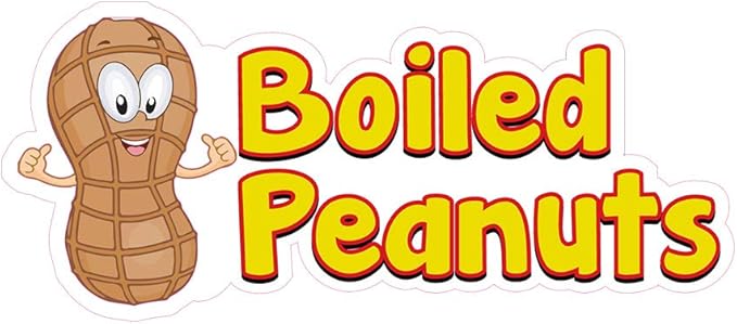 Amazon.com : Food Truck Decals Boiled Peanuts Concession Restaurant Die ...