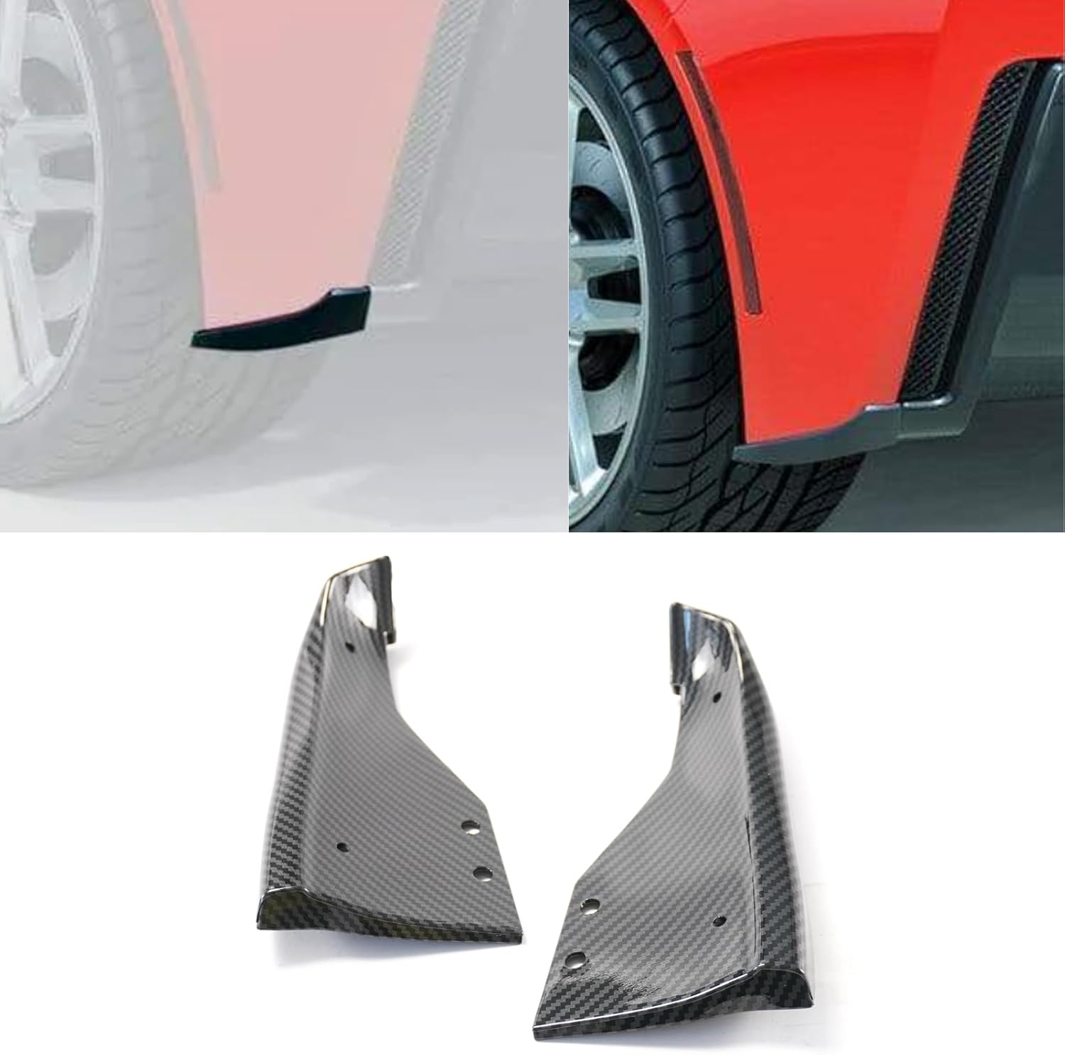 Amazon.com: skkyoro Rear Side Diffusers for Corvette C7 Stingray 2014 ...