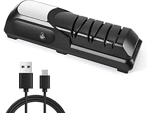 Amazon.co.jp: Udoric 包丁研ぎ器 電動 3段階 包丁研ぎ シャープナー 片刃・両刃・波刃など ナイフシャープナー ダイヤモンドシャープナー 簡単に研磨 超高硬度 耐久性 ...