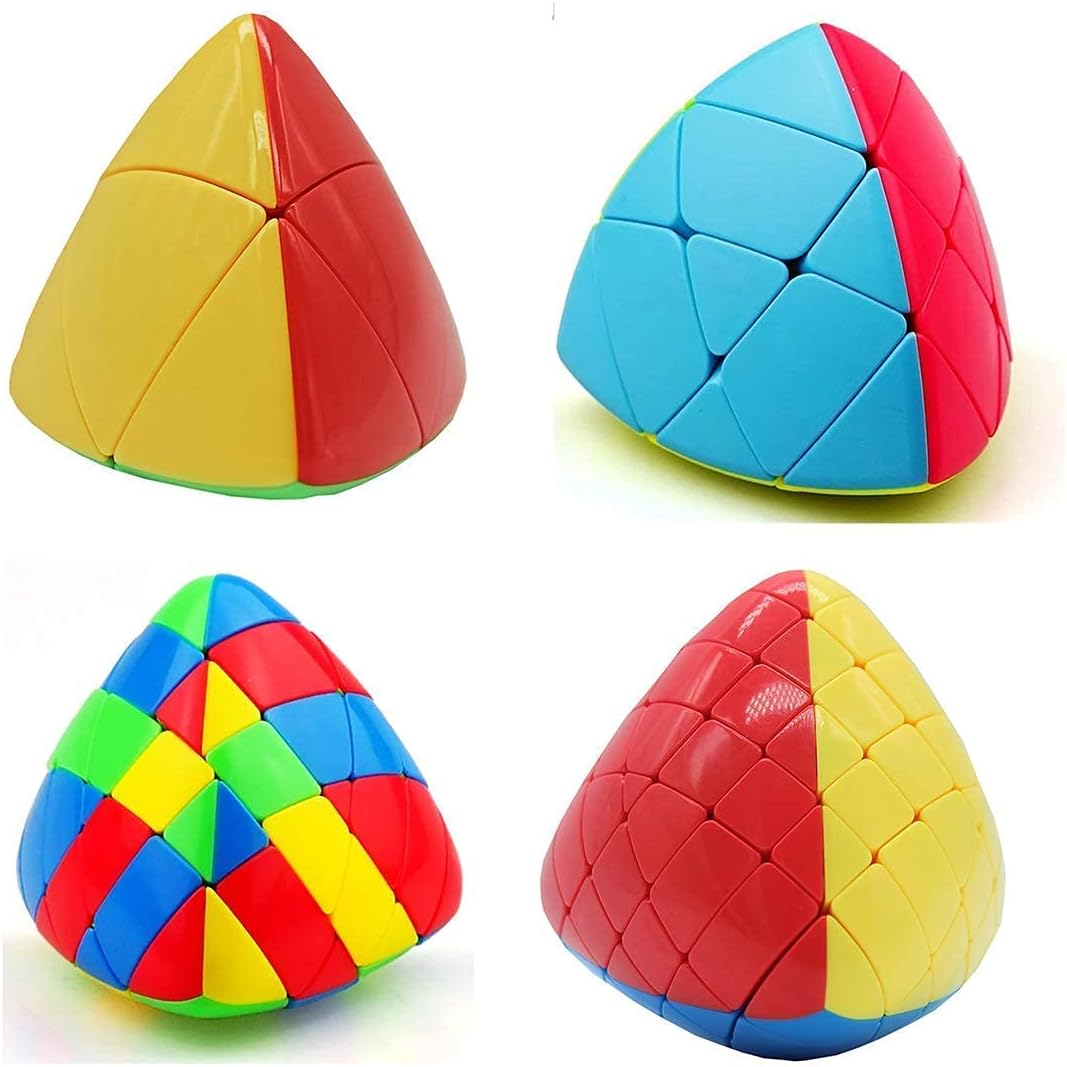 Amazon.com: Willking Bundle Pyramorphix 2x2 Mastermorphix 3x3 ...