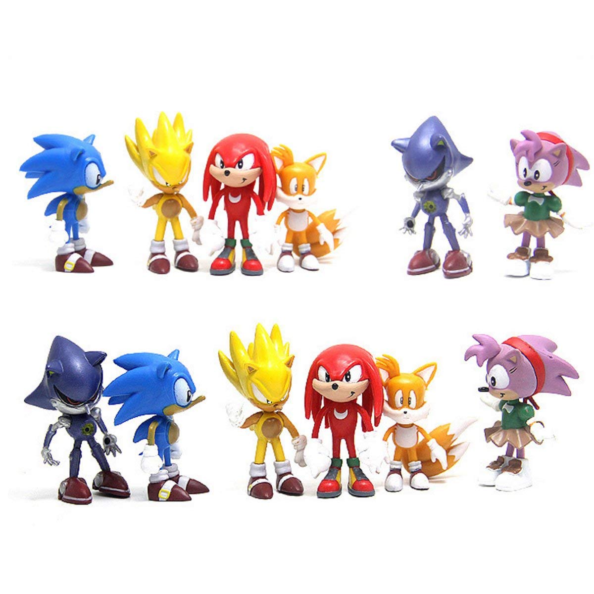 Buy Rumbold Sonic The Hedgehog Action Figures – 6-Pack Collectible ...