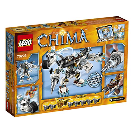 LEGO Chima 70223 Icebite's Claw Driller Toys Games Games Battle Top ...