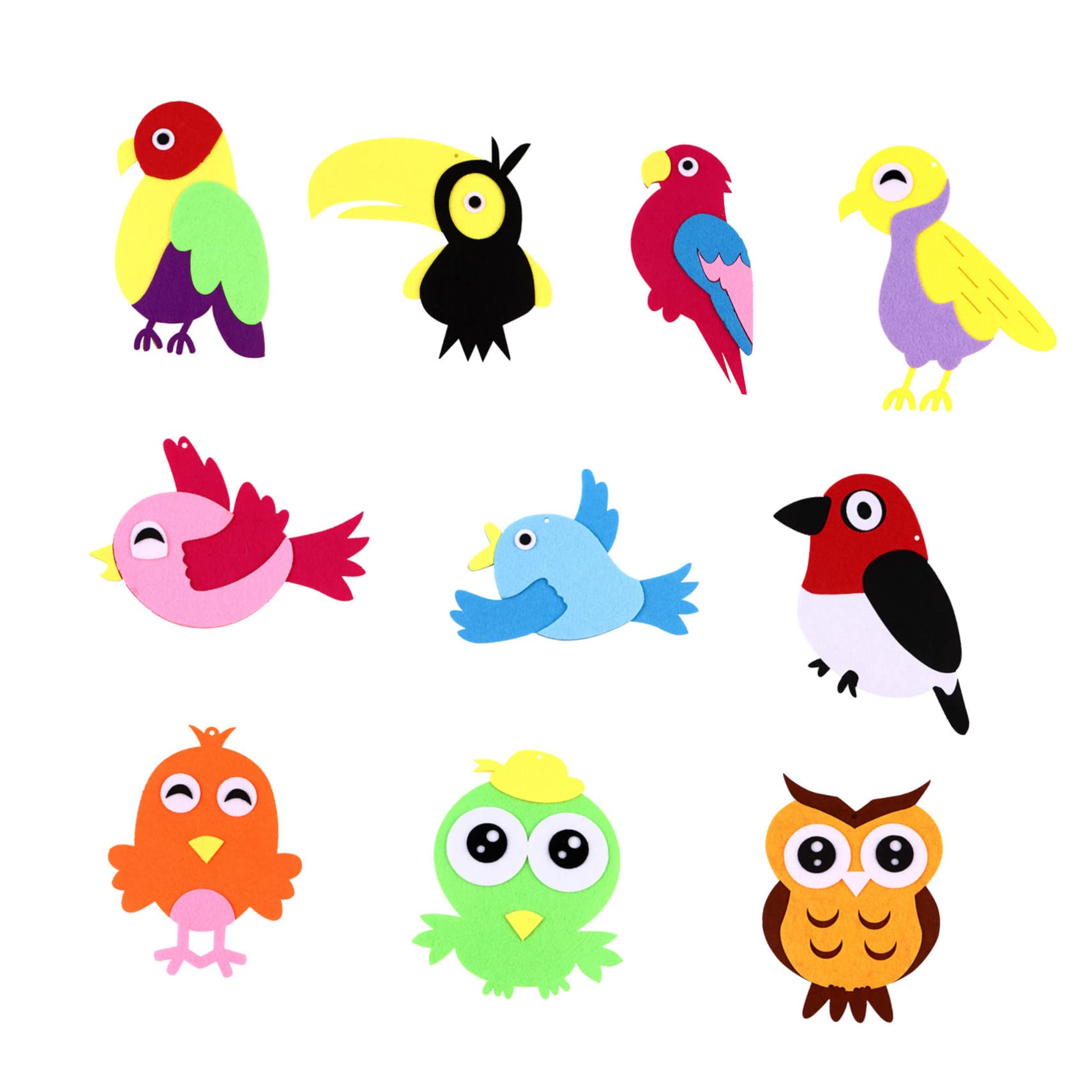 Felt Parrot