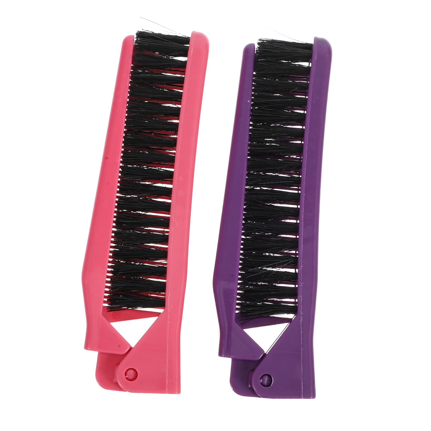 IWOWHERO 2Pcs Portable Folding Combs and Detangling Hair Brush for ...