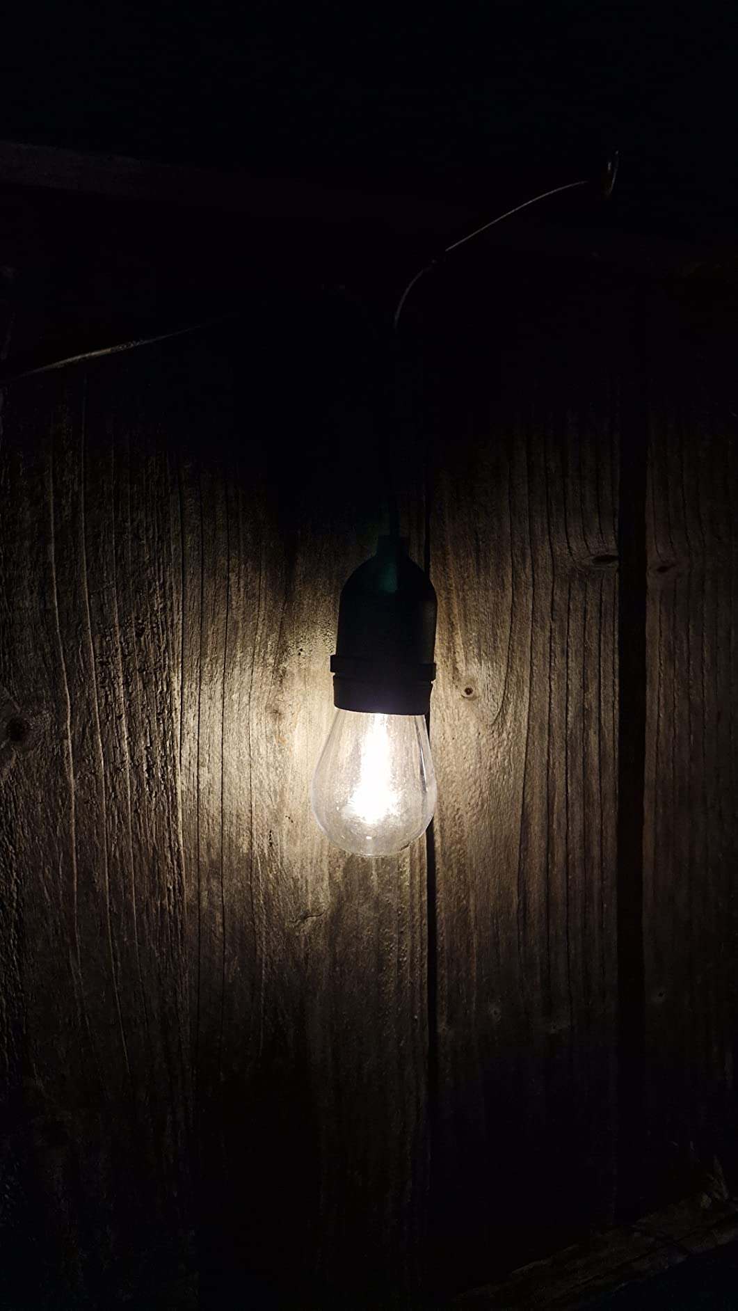 SolarCentre® Madison Outdoor Solar Powered Drop Bulb Festoon Lights ...